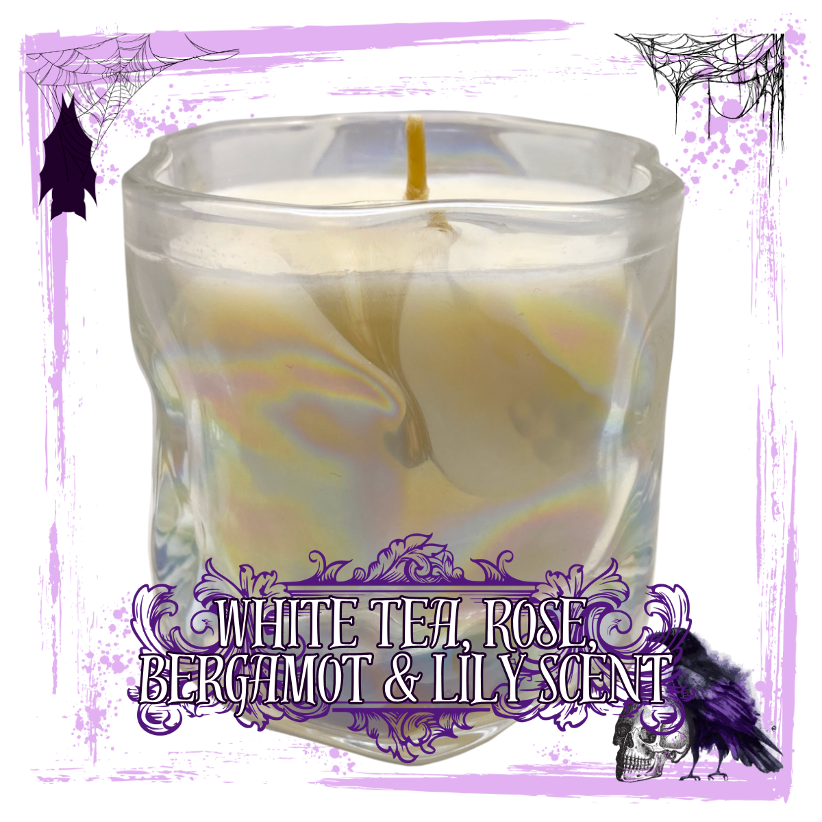 GhostFace Hotel : White Tea, Rose, Bergamot & Lily Scented Candle ...